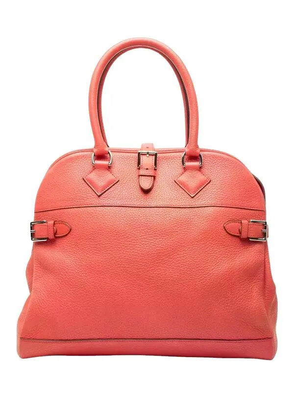 Hermès Clemence Atlas 35 Handbag - Red