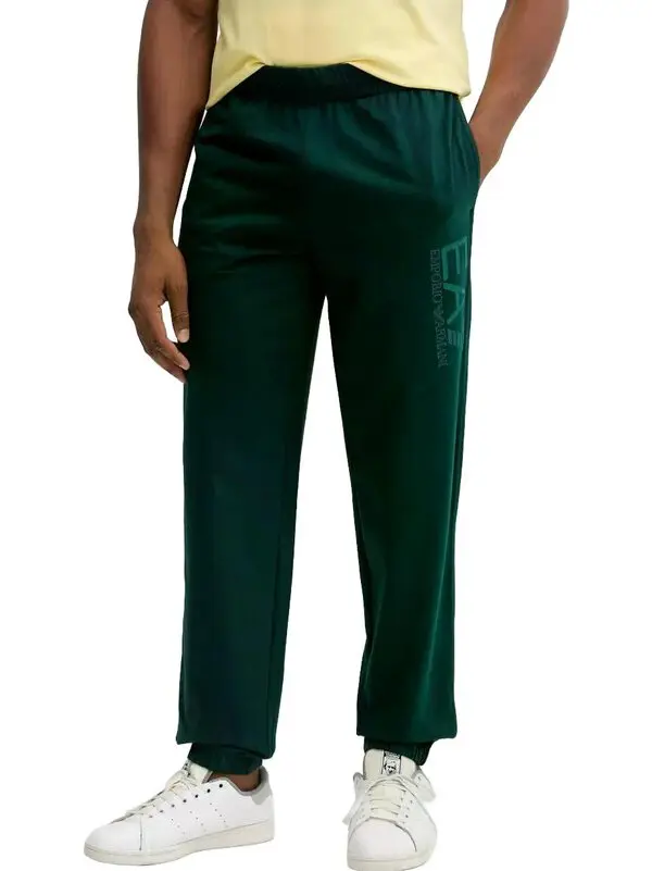 EA7 Logo-print Track Pants - Green