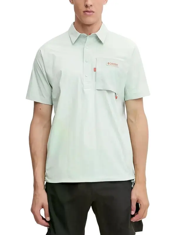 Columbia Cove Beach Short-sleeve Polo Shirt - Blue