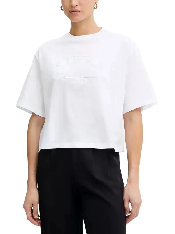 Iceberg Logo-embroidered T-shirt - White