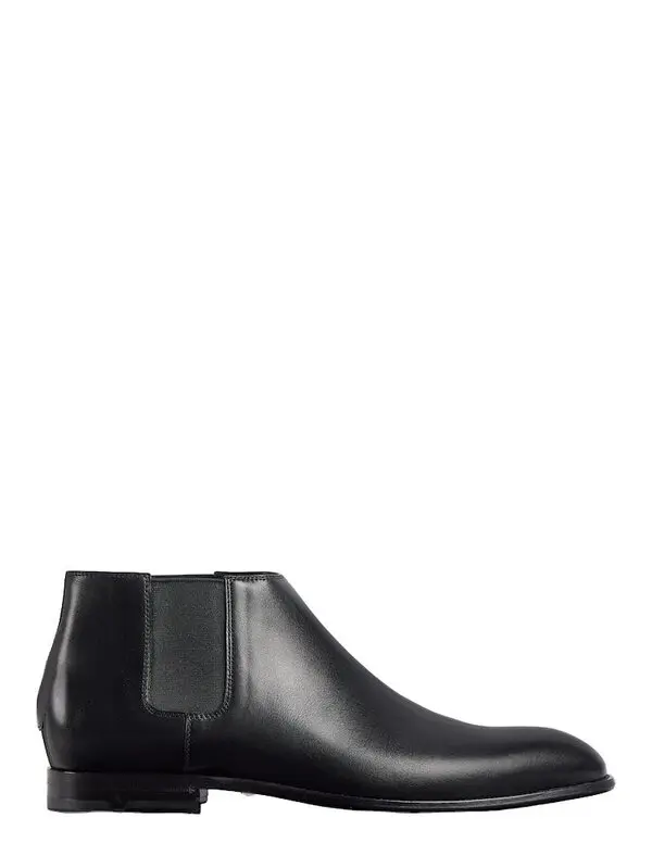 Gucci Leather Ankle Boots - Black