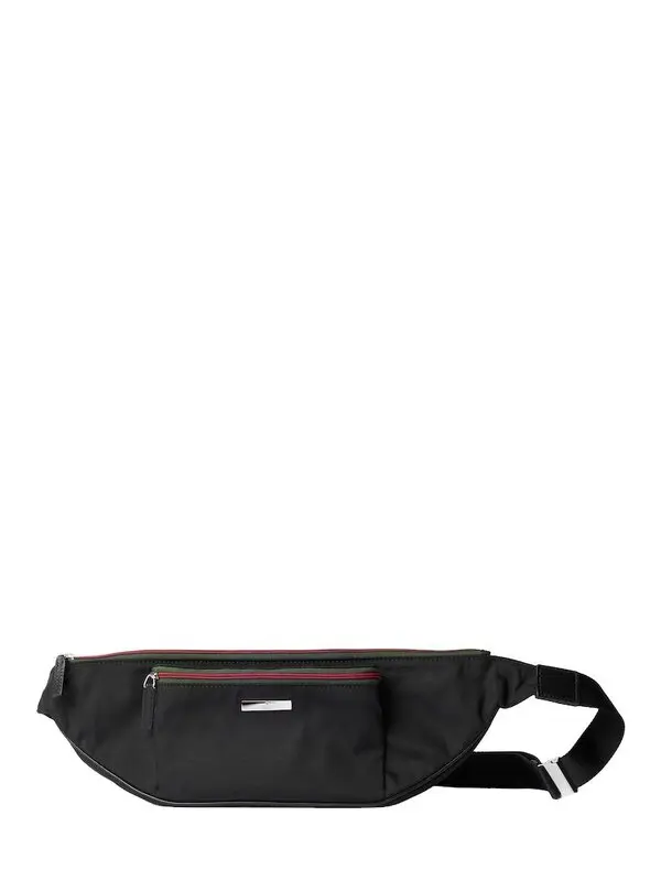 Gucci Flatpack Large Belt Bag Nylon - Black