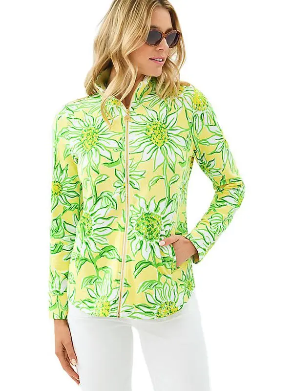 Lilly Pulitzer® Upf 50+ Leona Zip-up Jacket - Limoncello
