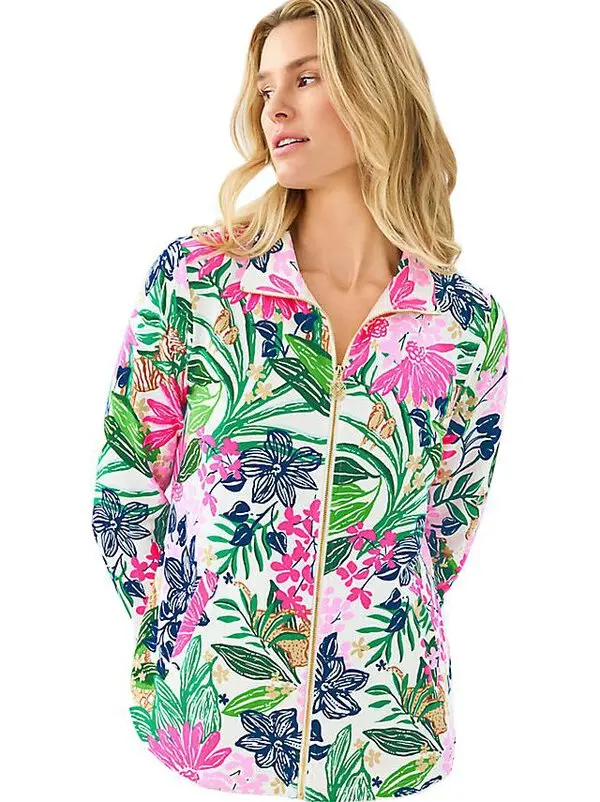 Lilly Pulitzer® Upf 50+ Leona Zip-up Jacket - Multi Endless Summers