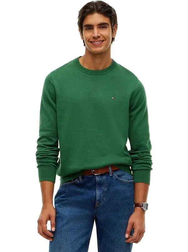 Tommy Hilfiger Classic Crewneck Sweater - Deep Evergreen