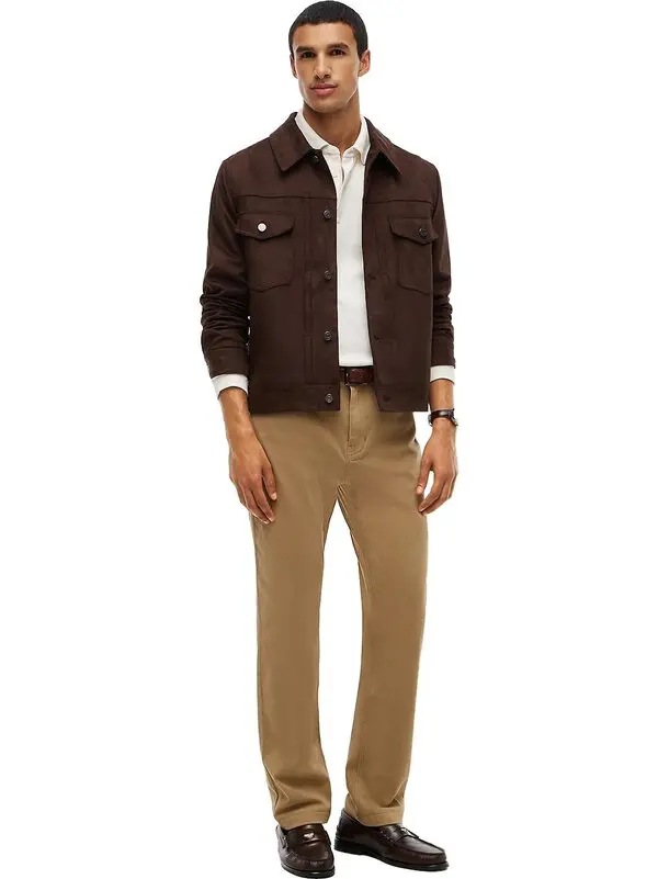 Tommy Hilfiger 5-pocket Straight Leg Stretch Cotton Pants - Dark Dune