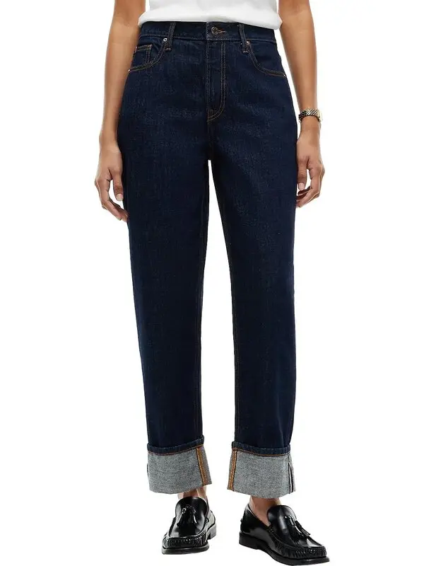 Tommy Hilfiger High-rise Classic Straight Jean - Rinse