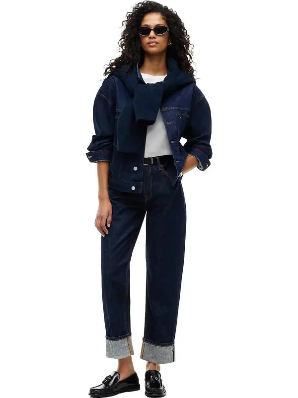 Tommy Hilfiger High-rise Classic Straight Jean - Rinse