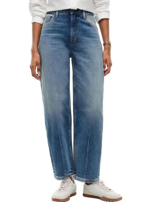 Tommy Hilfiger High-rise Barrel Jean - Medium Wash