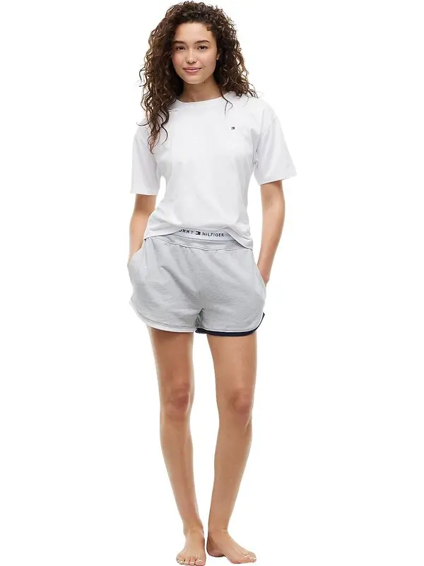 Tommy Hilfiger Terry Boxer Sleep Shorts - Heather Grey