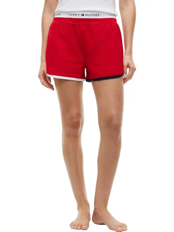 Tommy Hilfiger Terry Boxer Sleep Short - Tango Red