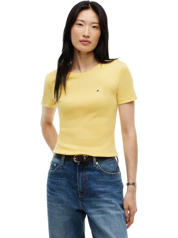 Tommy Hilfiger Crewneck T-shirt - Daisy Yellow