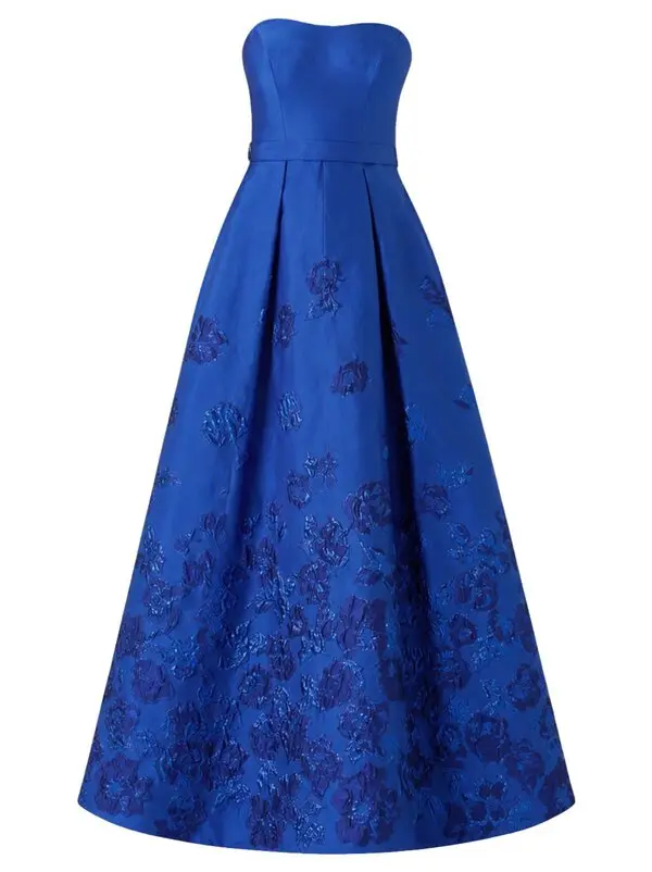 SACHA DRAKE Pialle Gown In Sapphire - Blue