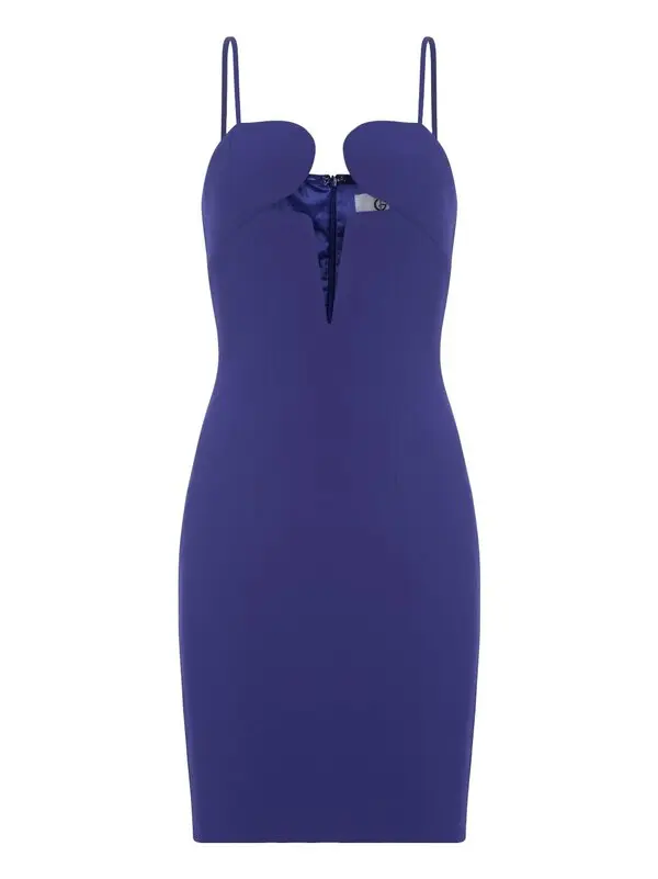THE GT ATELIER Royal Bodycon Dress - Blue