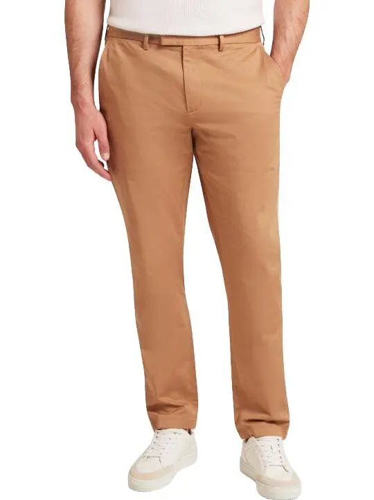 Ted Baker London Howeton Stretch Cotton Trousers - Tan
