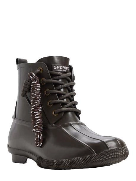 Sperry Saltwater Waterproof Lace-up Boots - Dark Brown