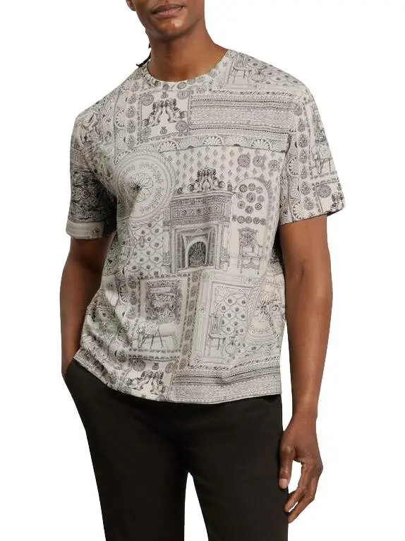 Ted Baker London Bondss Graphic T-shirt - Ecru