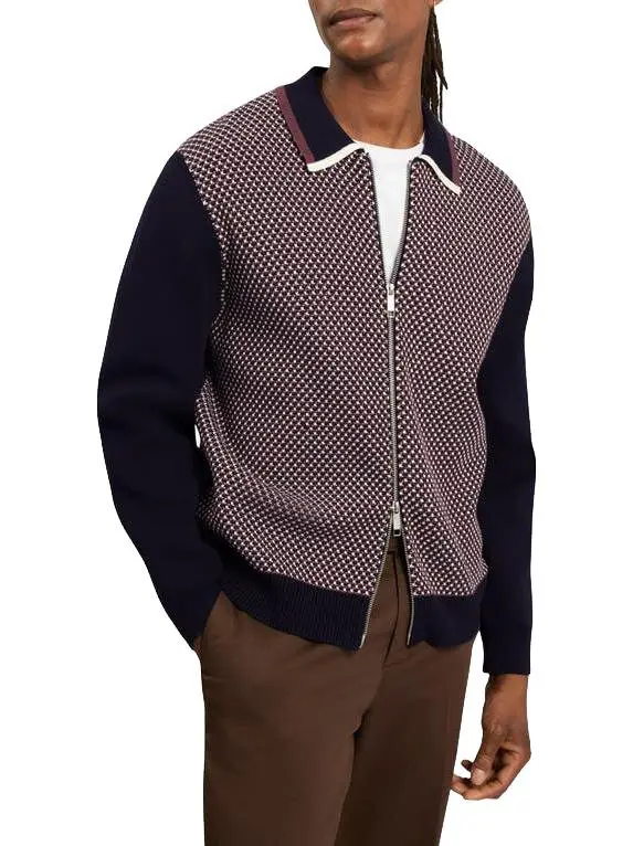 Ted Baker London Mescal Full Zip Jacket - Navy