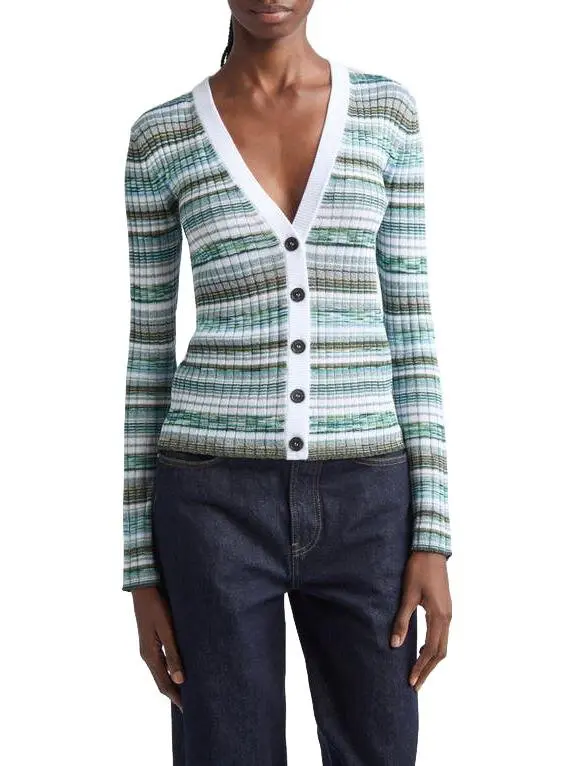 Missoni Mixed Stripe Ribbed Cardigan - S72r4