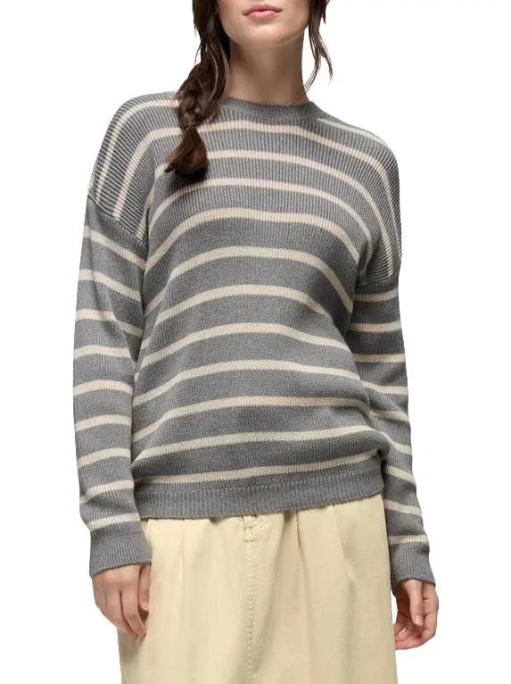 Prana Divine Day Sweater - Heather Grey