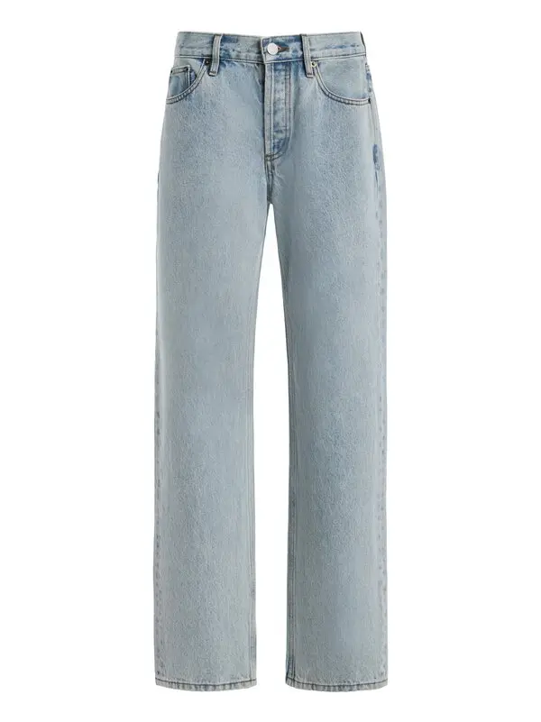 Still Here Life Rigid Straight-leg Jeans - Light Wash
