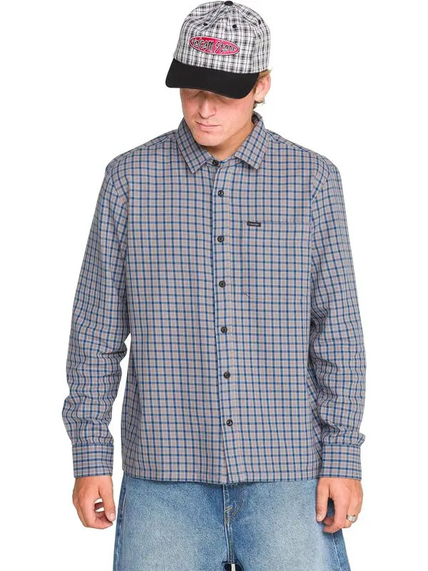 Volcom Landos Long Sleeve Shirt - Ltnavy