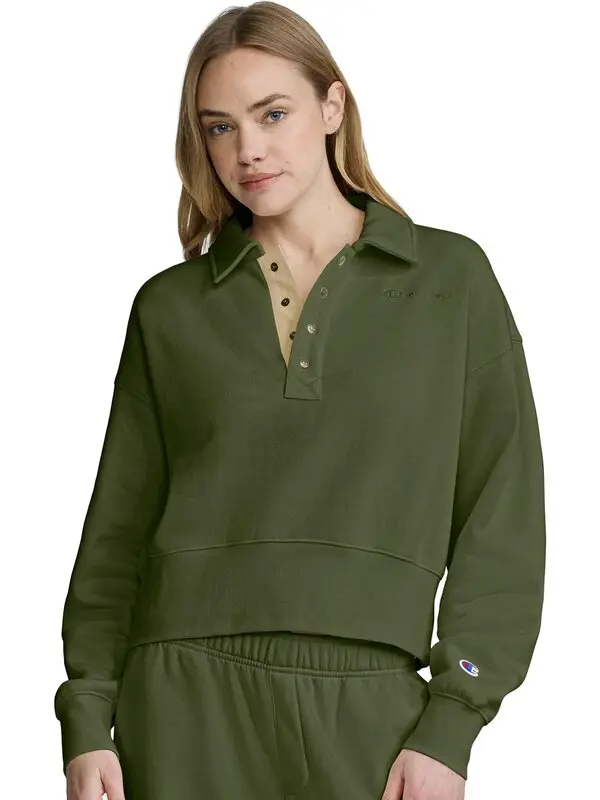 Champion Fleece Training Polo - Chive