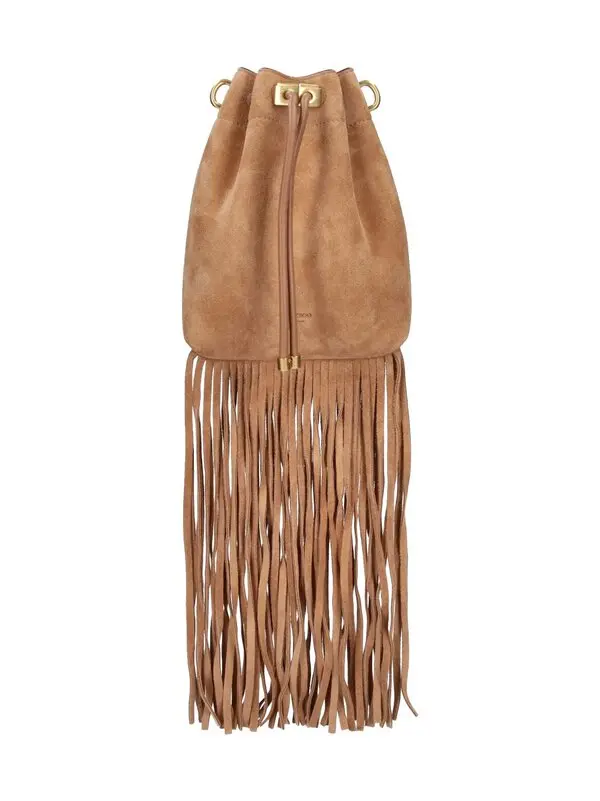 JIMMY CHOO Bucket Bag "bon Bon - Brown