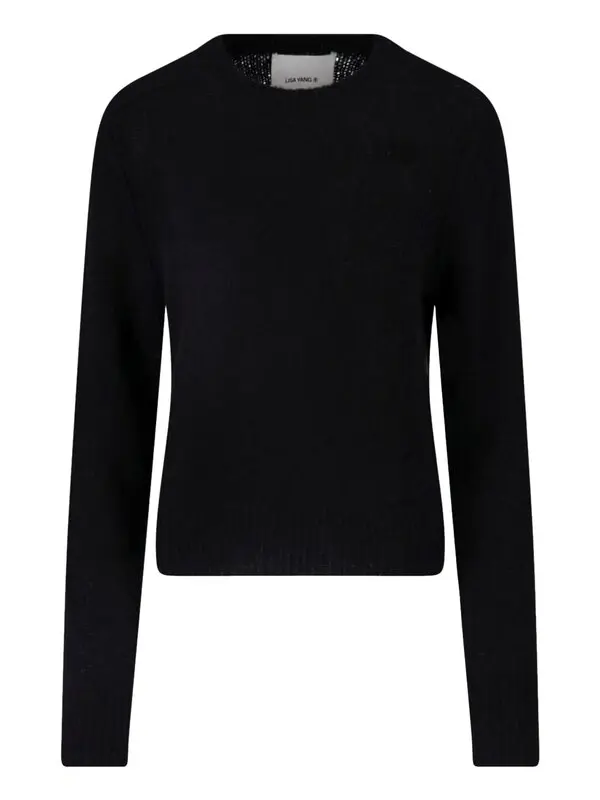 LISA YANG Solene Cashmere Sweater - Black