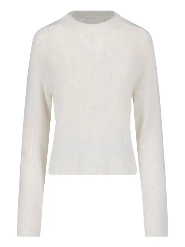 LISA YANG Solene Cashmere Sweater - White