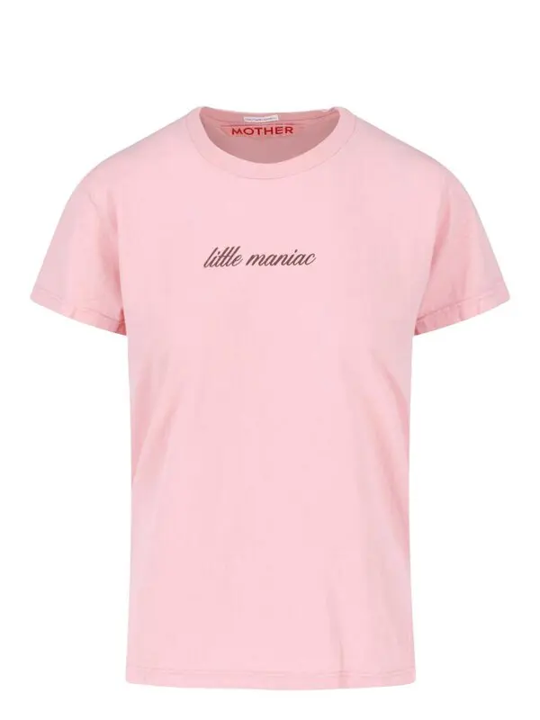 MOTHER T-shirt "boxy Goodie Goodie - Pink