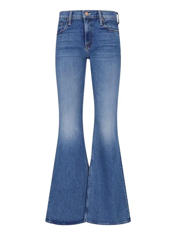 MOTHER Flared Jeans "the Jinx Heel - Blue