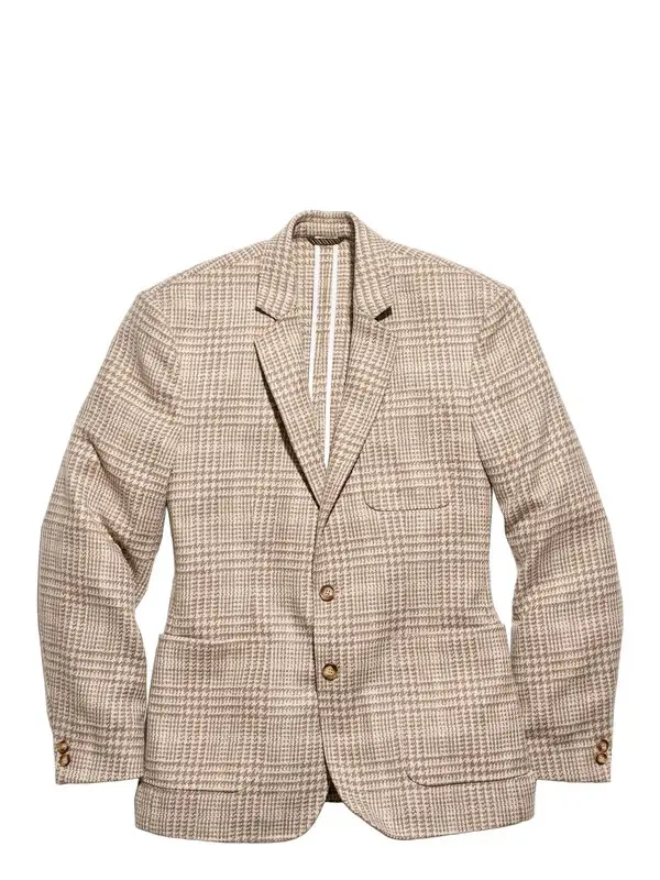 Billy Reid Exploded Glen Plaid Archie Jacket - Brown