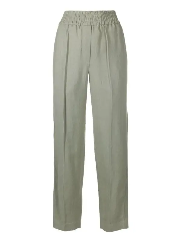 Brunello Cucinelli Tailored Straight Leg Trousers - Gray