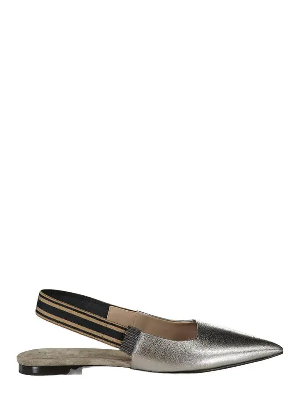 Brunello Cucinelli Slingback Flat Ballerinas - Multicolor