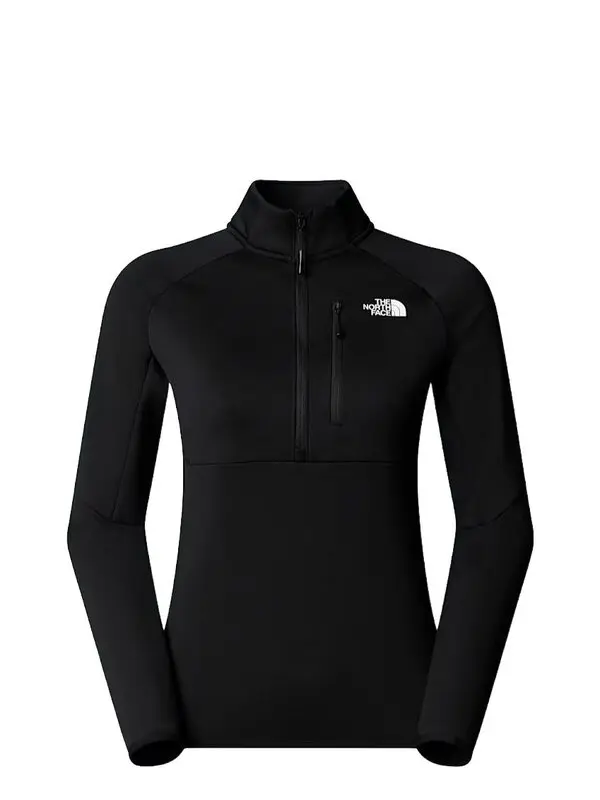 The North Face Meteora 1/4 Zip Fleece Top - Black