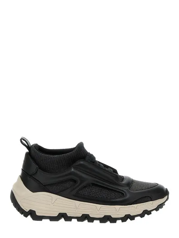 Brunello Cucinelli Monili Sock-style Sneakers - Black