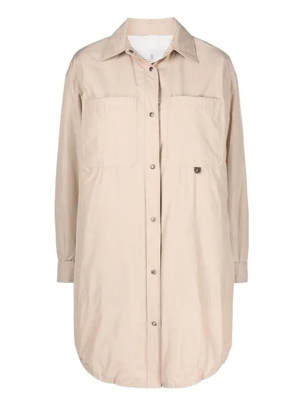 Brunello Cucinelli Water-resistant Shirt Jacket - Nude
