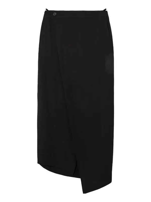 PETAR PETROV Asymmetric Cady Maxi Wrap Skirt - No