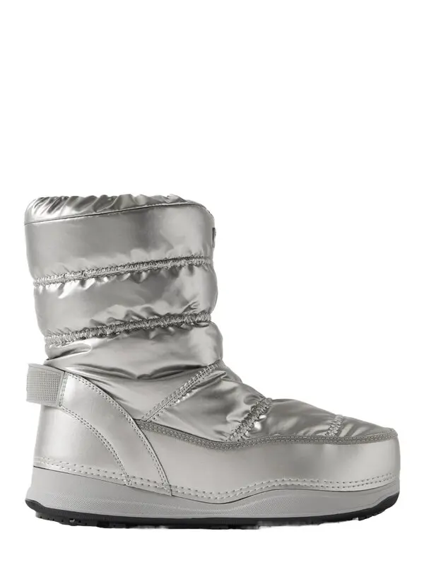 Bogner Quilted Softshell Boots - Silver