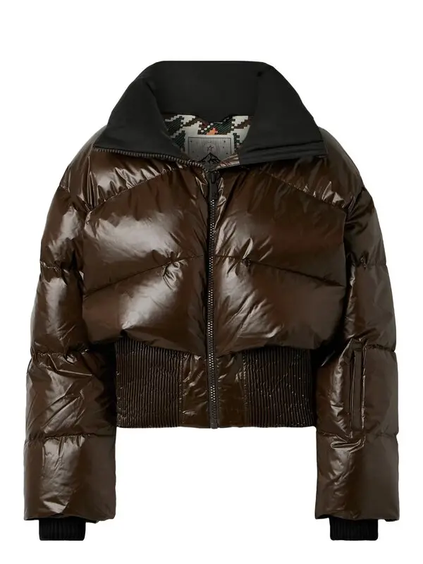 Perfect Moment Auretta Quilted Down Ski Jacket - Black