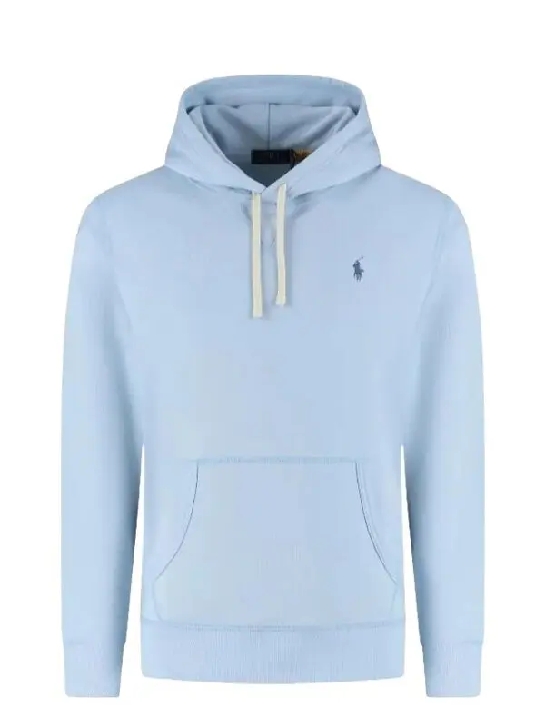 Polo Ralph Lauren Long-sleeve Hooded Sweatshirt - Light Blue
