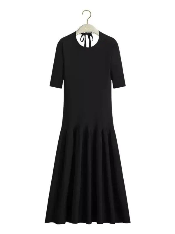 Dior Round-neck Dress - Black