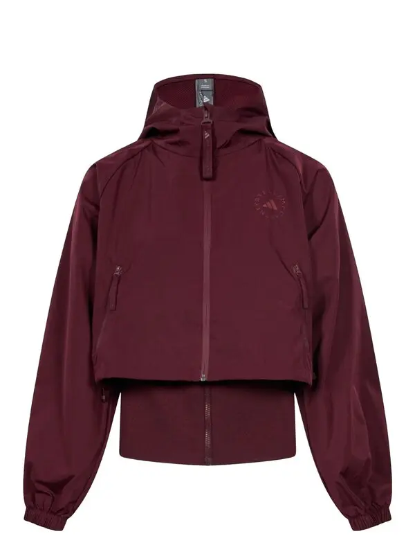 Adidas By Stella McCartney Hooded Track Jacket - Red