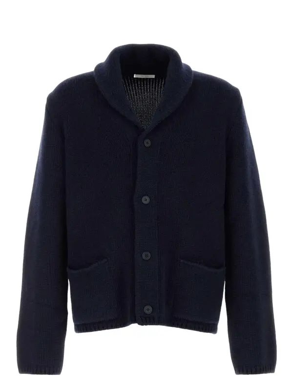 THE ROW Long-sleeve Knit Cardigan - Blue