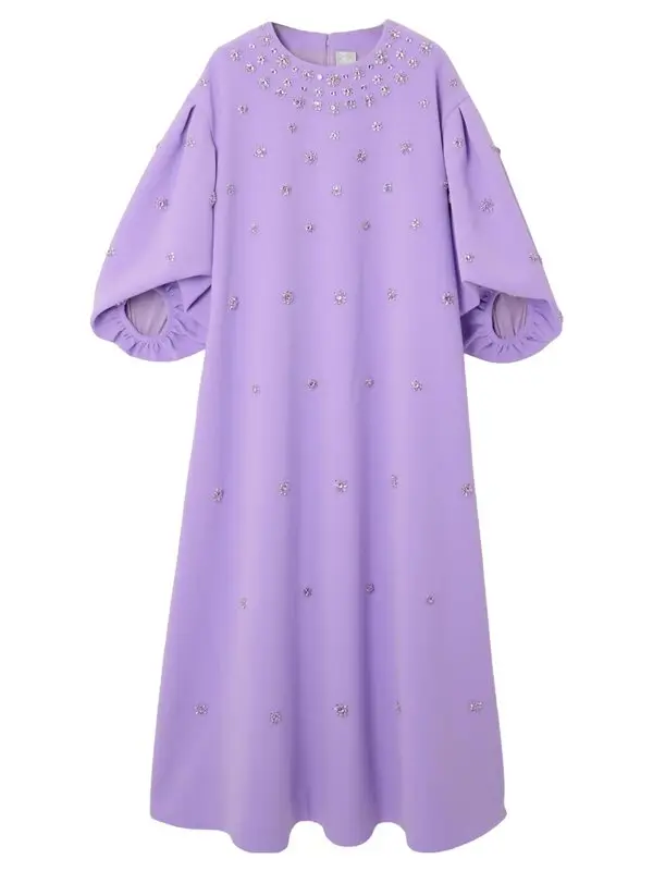 Huishan Zhang Embellished Recycled Crepe Gown - No