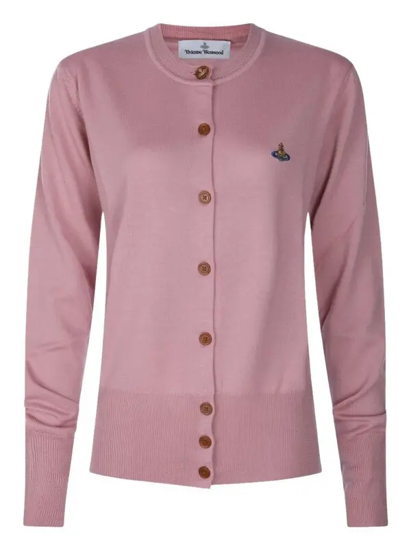 VIVIENNE WESTWOOD Orb Button-up Cardigan - Pink