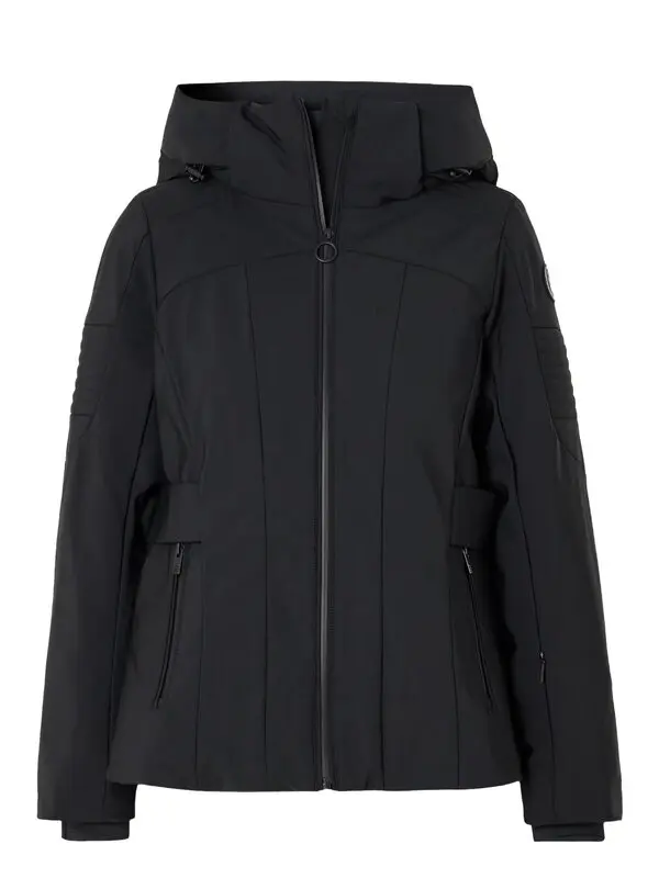 Fusalp Katarina Hooded Paneled Shell Ski Jacket - Black