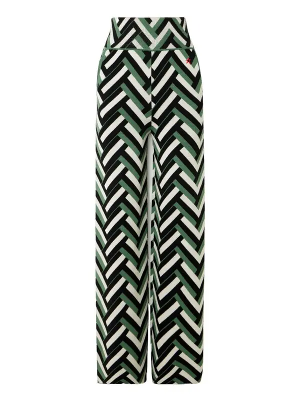 Perfect Moment Embroidered Wool Wide-leg Pants - No