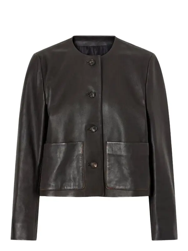 NILI LOTAN Smooth Casual Jacket - Black